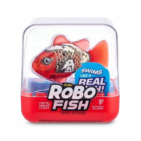 Robo Fish Pływająca rybka zmieniająca kolor CZERWONA - ZURU | Sklep ...