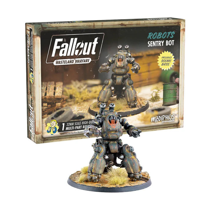 Robots Sentry Bot Model (2019), Fallout Wasteland Warfare, Modiphius ...