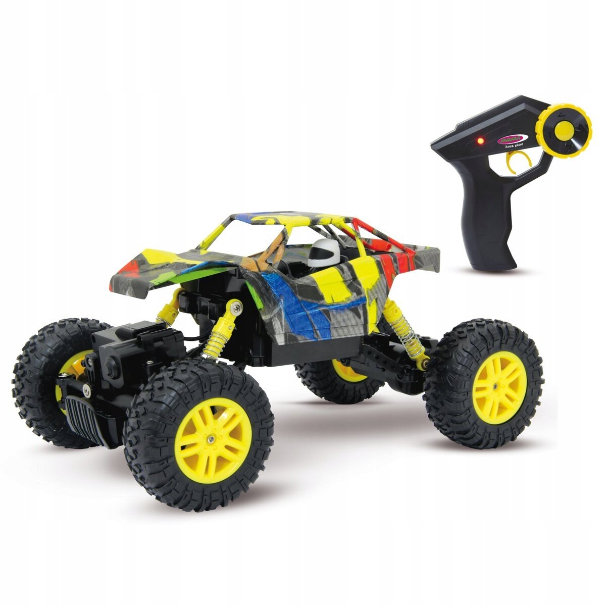 ROCK CRAWLER 4WD EXTREME RC AWD 1:18 2,4GHz ŻÓŁTY - Jamara | Sklep ...