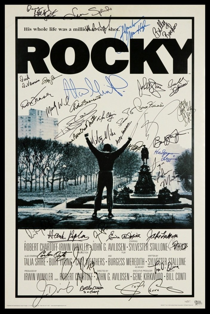 Rocky (1976) Filmowy Plakat 'Exclusive Premium' Xl - Autografy - PG ...