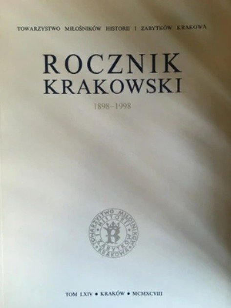 Rocznik Krakowski 1898 1998 - W opisie | Książka w Empik