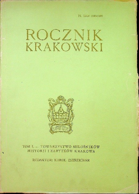 Rocznik krakowski Tom L - W opisie | Książka w Empik