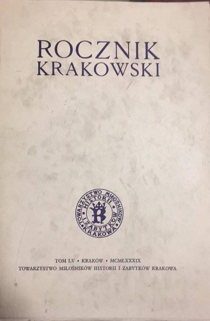 Rocznik Krakowski Tom LV - Estreicher Karol | Książka w Empik