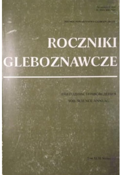 Roczniki Gleboznawcze tom XLIII - Wydawnictwo Naukowe PWN | Książka w Empik