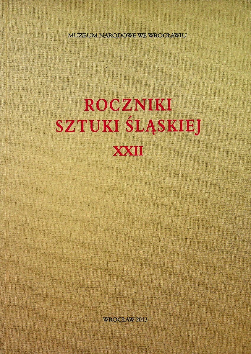 Roczniki Sztuki Śląskiej XXII - W opisie | Książka w Empik