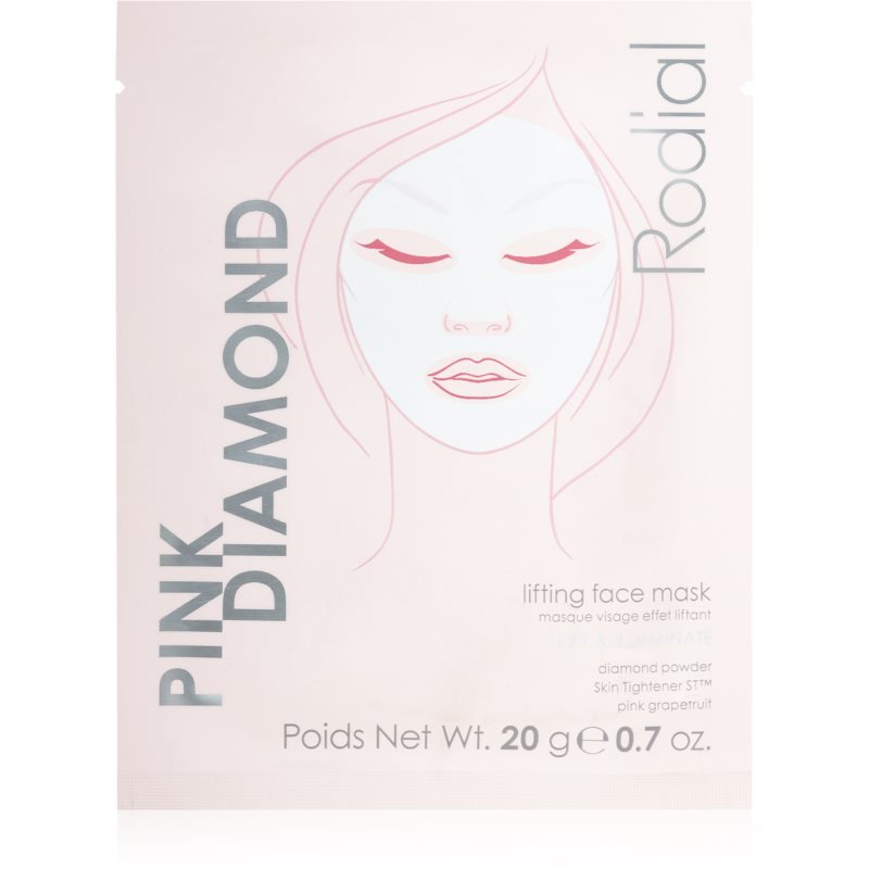 Rodial Pink Diamond Lifting Face Mask maseczka liftingująca płócienna ...