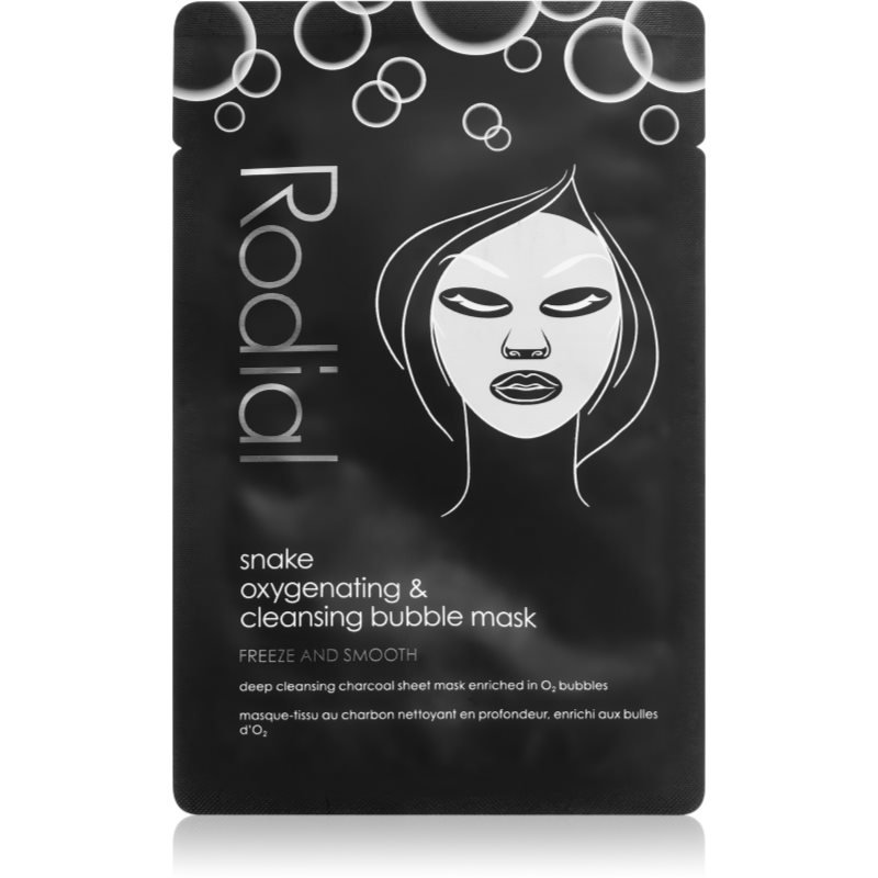 Rodial Snake Oxyganating & cleansing bubble mask oczyszczająca i ...