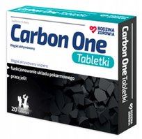 Rodzina Zdrowia, Carbon One, Węgiel w tabletkach, 20 kaps. | Sklep ...