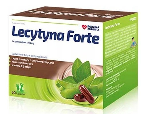 Rodzina Zdrowia, Lecytyna Forte, 60 kaps. Suplement diety | Sklep EMPIK.COM