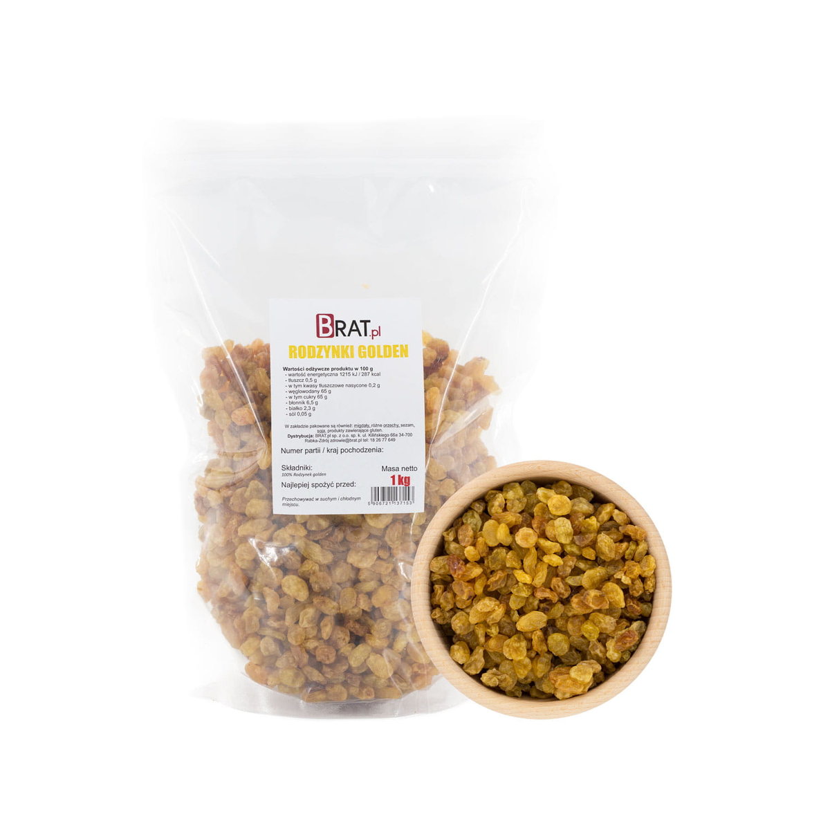 Rodzynki Golden 1Kg - Brat | Sklep EMPIK.COM