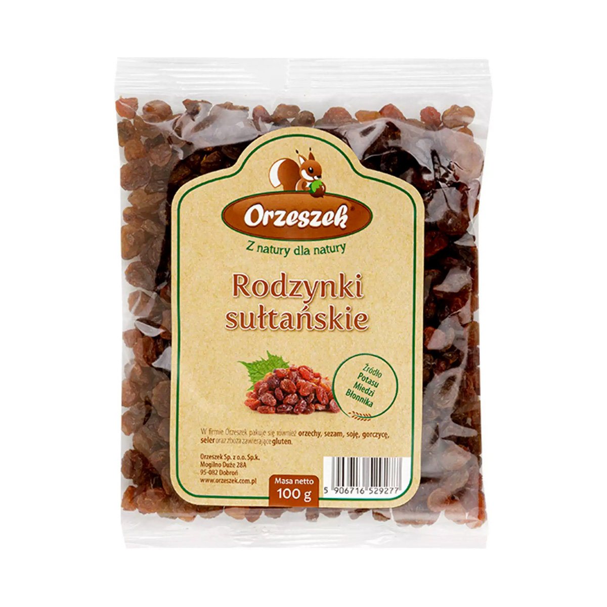 Rodzynki sułtańskie Orzeszek 150 g - Orzeszek | Sklep EMPIK.COM