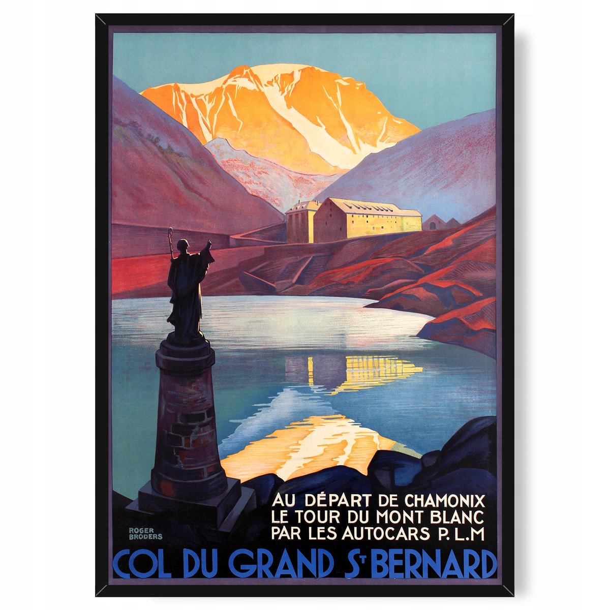 Roger Broders Col du Grand St Bernard A3 - Inna marka | Sklep EMPIK.COM