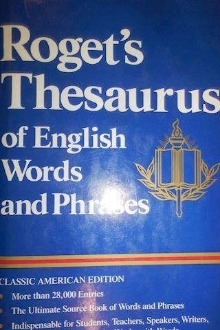 Roget's Thesaurus of English Words and Phrases - Opracowanie zbiorowe ...