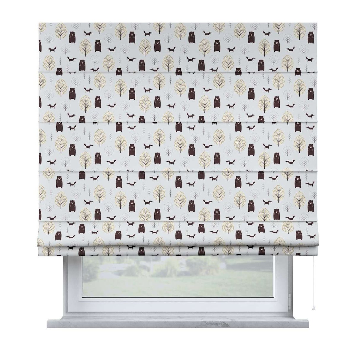 Roleta Rzymska Billie, Szer.160 × Dł.170 Cm, Magic Collection - Yellow Tipi | Sklep EMPIK.COM