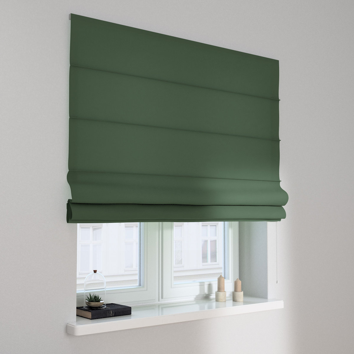 Roleta rzymska Capri, zielony, Crema - Dekoria | Sklep EMPIK.COM