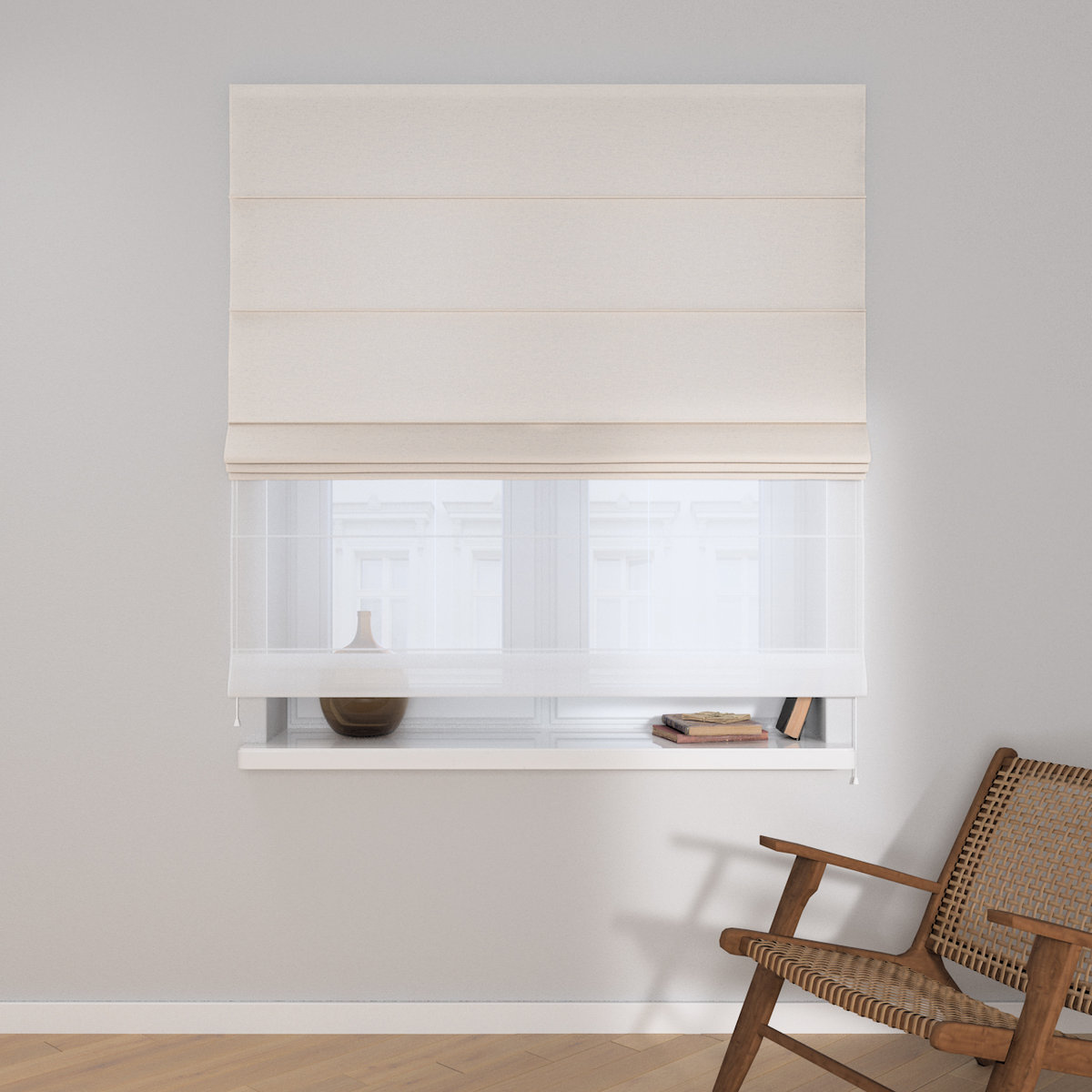 Roleta rzymska Duo, beżowy melanż, Scotti - Dekoria | Sklep EMPIK.COM