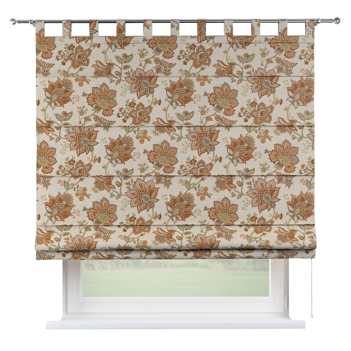 Roleta rzymska Verona, beżowe kwiaty, Intenso Premium - Inna marka ...