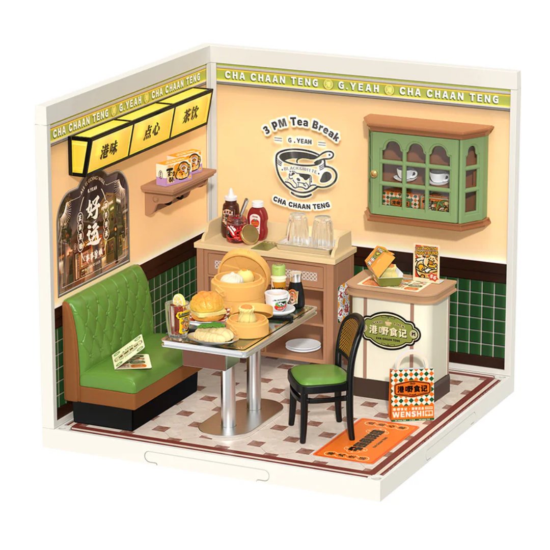 Rolife Hong Kong Bites Cafe - Super Creator Mini Domek 3D DW021 ...