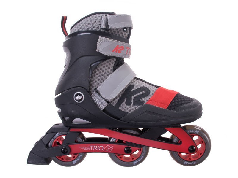 Rolki K2 Trio 100 Grey Red 2020 - K2 Skates | Sport Sklep EMPIK.COM