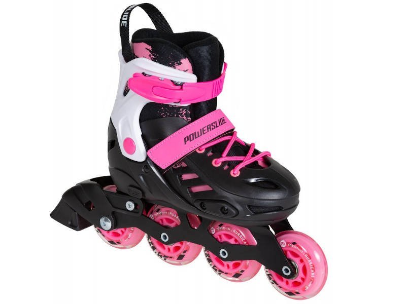 Rolki Powerslide Khaan Junior SQD Black Pink 2021-27-30 - Powerslide ...