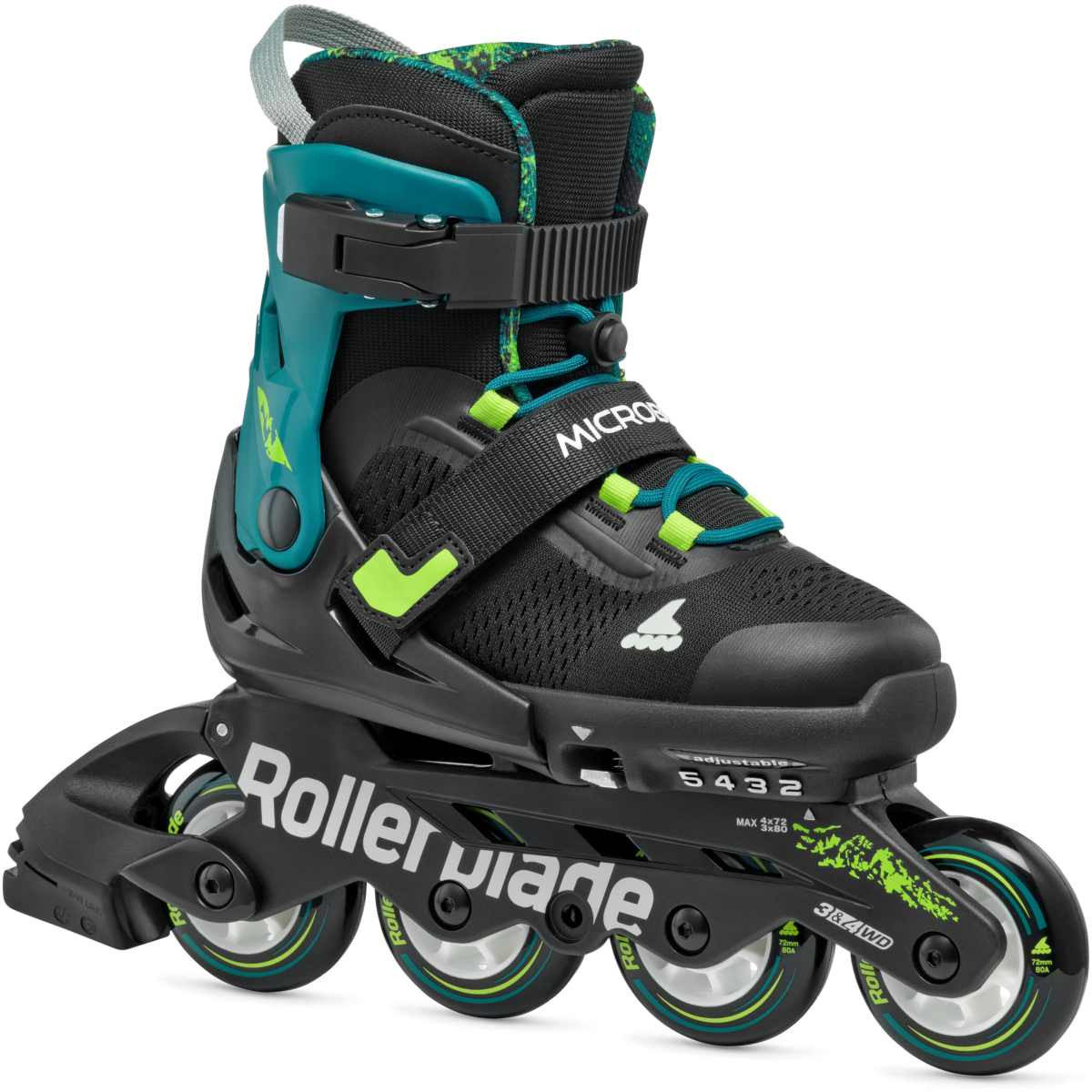 Rolki Rollerblade Microblade XT Black Petrol Green 33-36,5 ...