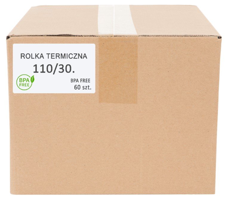 Rolki termiczne 110x30 (1 KARTON 60 SZT) - Eureka | Sklep EMPIK.COM