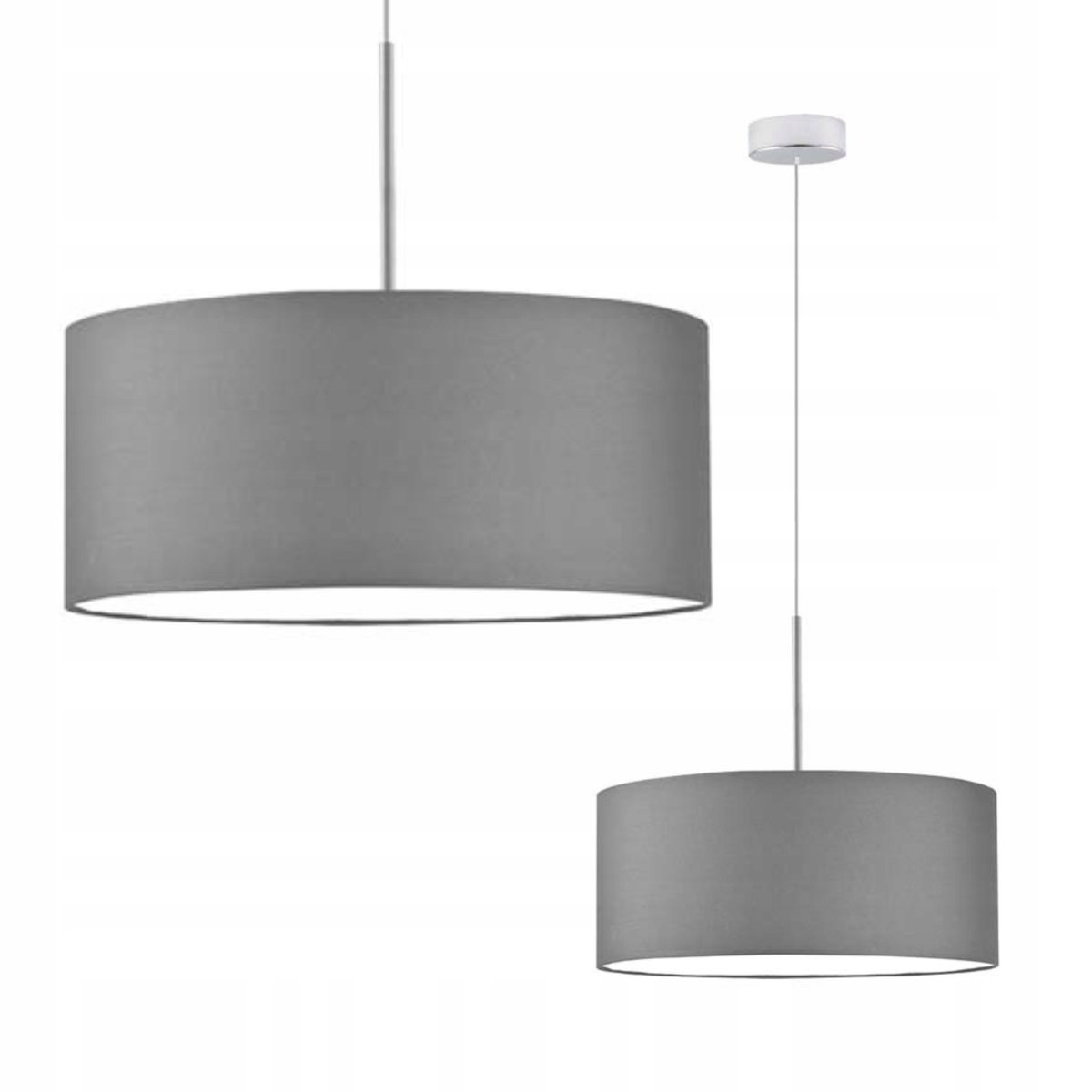 ROLLO lampa wisząca, moc max. 1x60W, E27, szara Orno Adviti AD-LD ...