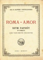 Roma - Amor Rzym Papieży W Poezyi 1925 r. - W opisie | Książka w Empik