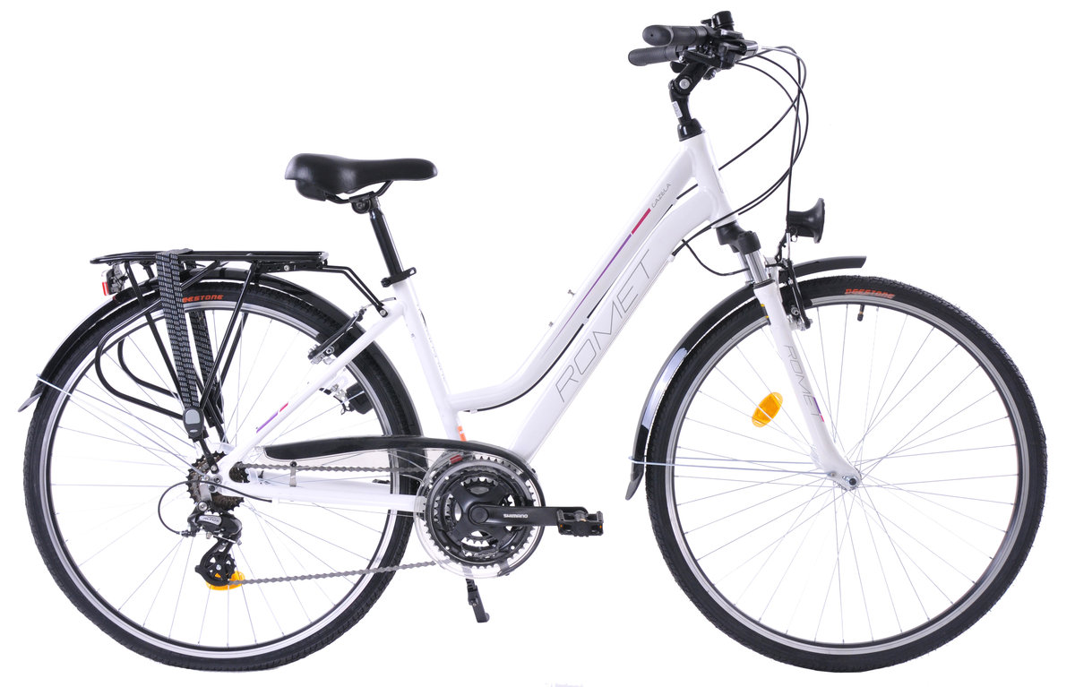 Romet Gazela Ltd M(17") Biało-Różowy Rower Trekkingowy - Romet | Sport ...