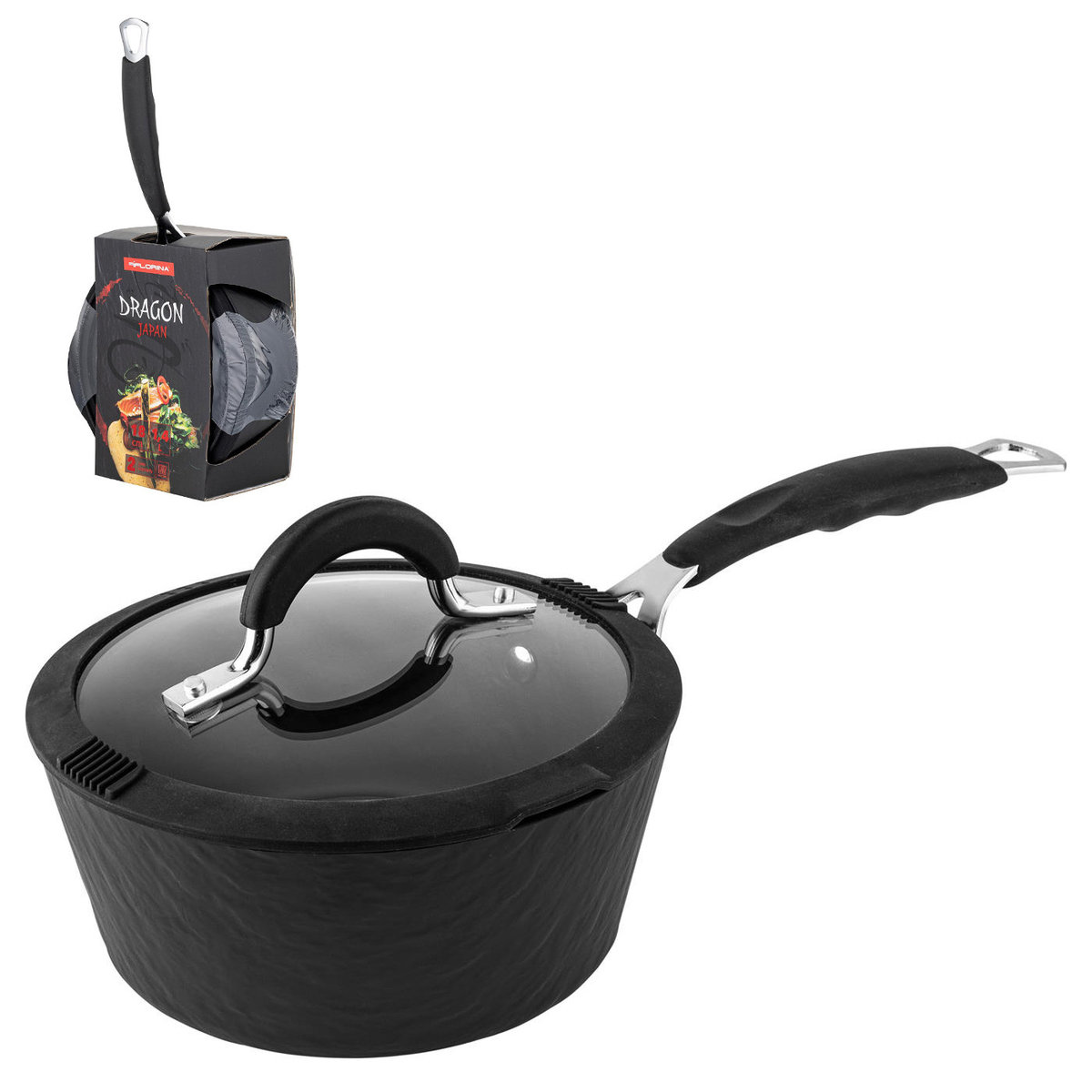 Rondel Florina Dragon 18 cm 1,4 l indukcja gaz - Florina | Sklep EMPIK.COM