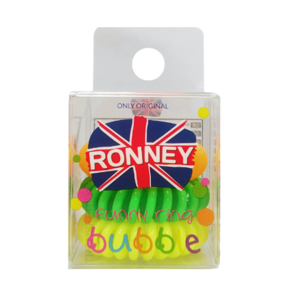 Ronney, Gumki Do Włosów Funny Ring Kolorowe, 3 szt. | Sklep EMPIK.COM