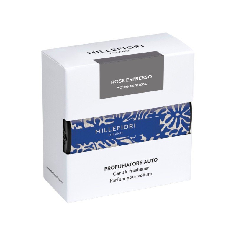 Rose Espresso Blue- Millefiori - Zapach do samochodu "Textile" CAR ICON ...