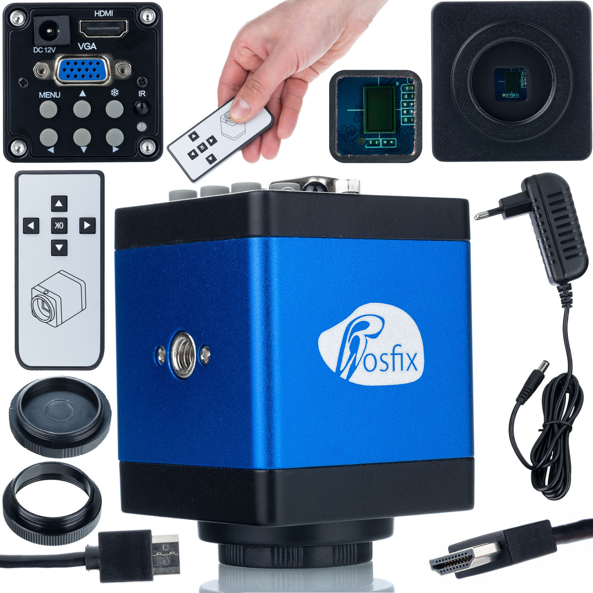Rosfix Kamera Mikroskopowa Draco Blue PRO KMDBP-HDMI-VGA – 2 Mp ...