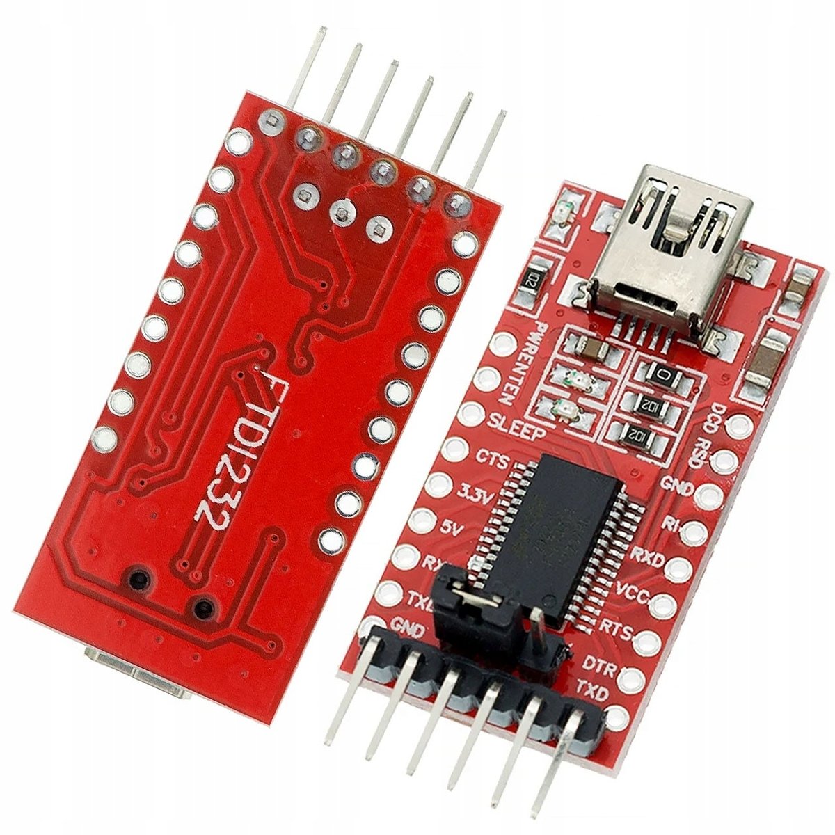 Rosfix Moduł Konwertera USB-UART FT232RL FTDI – Konwersja Sygnałów USB ...