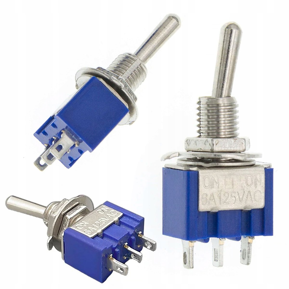 ROSFIX PRZEŁĄCZNIK DŹWIGNIOWY HEBELKOWY MTS-102 ON-ON 3A 250V 6A 150V ...