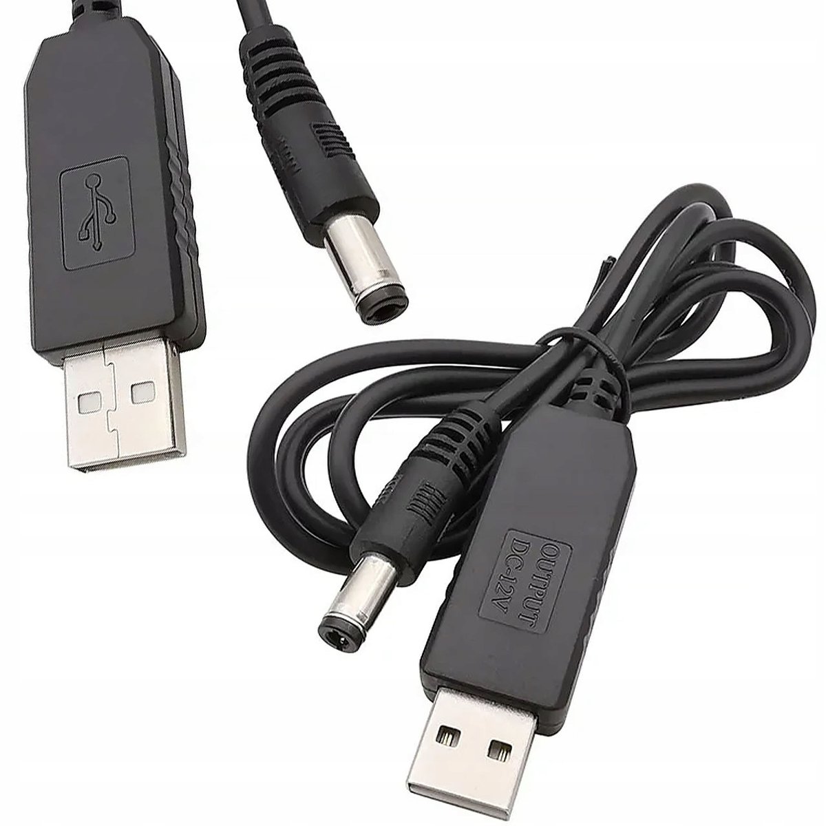 Rosfix Przetwornica USB Wtyczka DC 5,5x2,1mm 5V-12V Step Up – Zasilanie ...