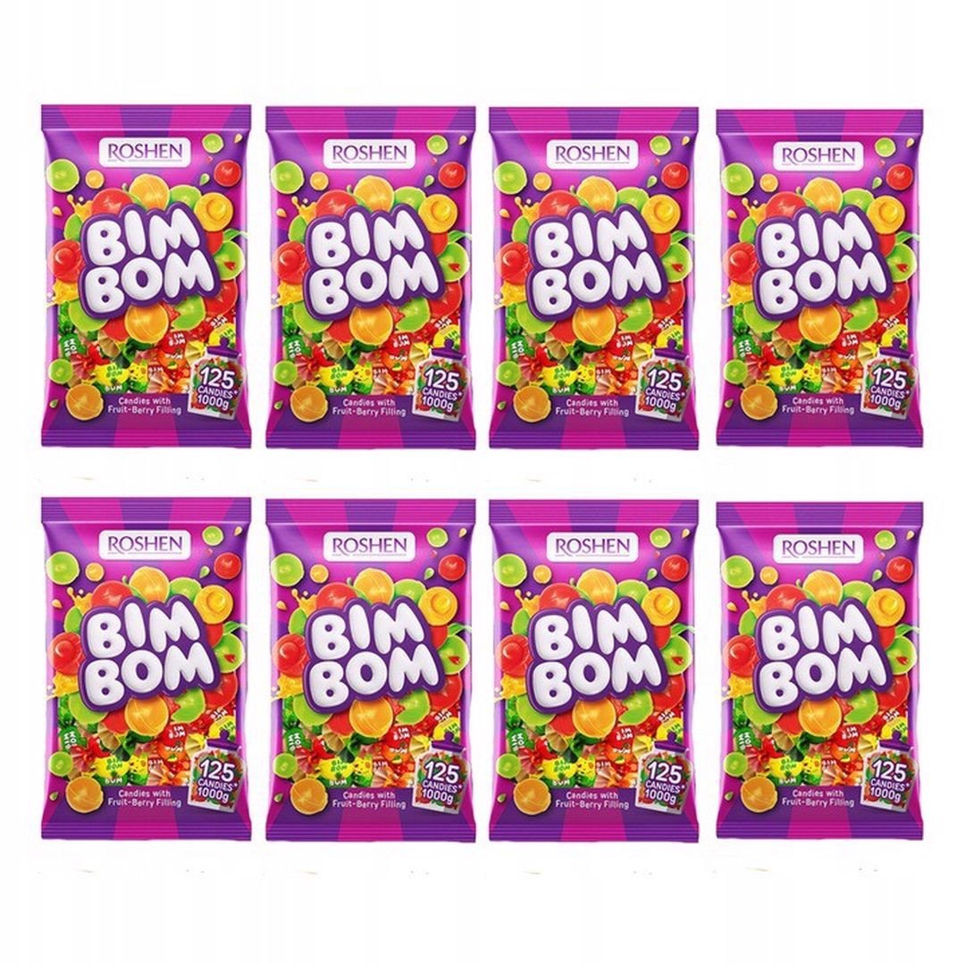 Roshen Bim-Bom Karmelki nadziewane 1 kg x 8 sztuk - Roshen | Sklep EMPIK.COM