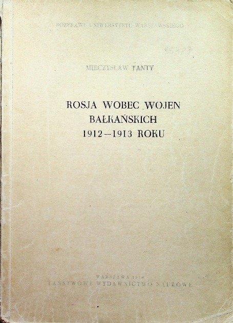 Rosja wobec wojen Bałkańskich 1912 - 1913 roku - W opisie | Książka w Empik