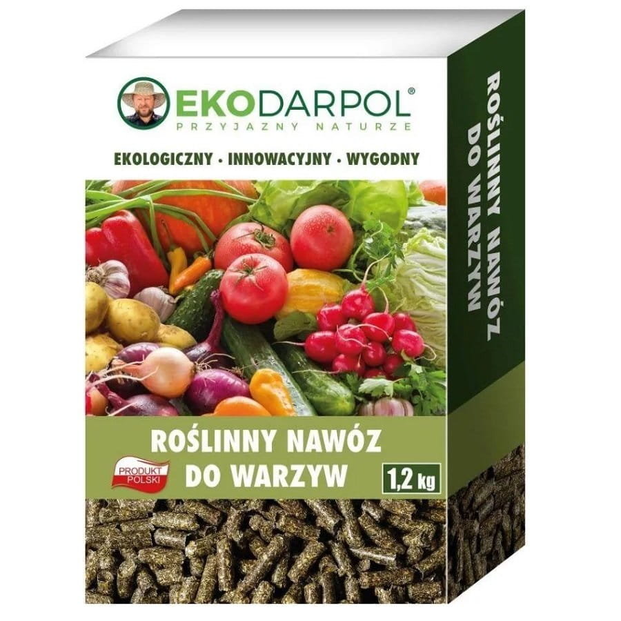 ROŚLINNY NAWÓZ DO WARZYW granulowany 1,2kg - EkoDarPol | Sklep EMPIK.COM