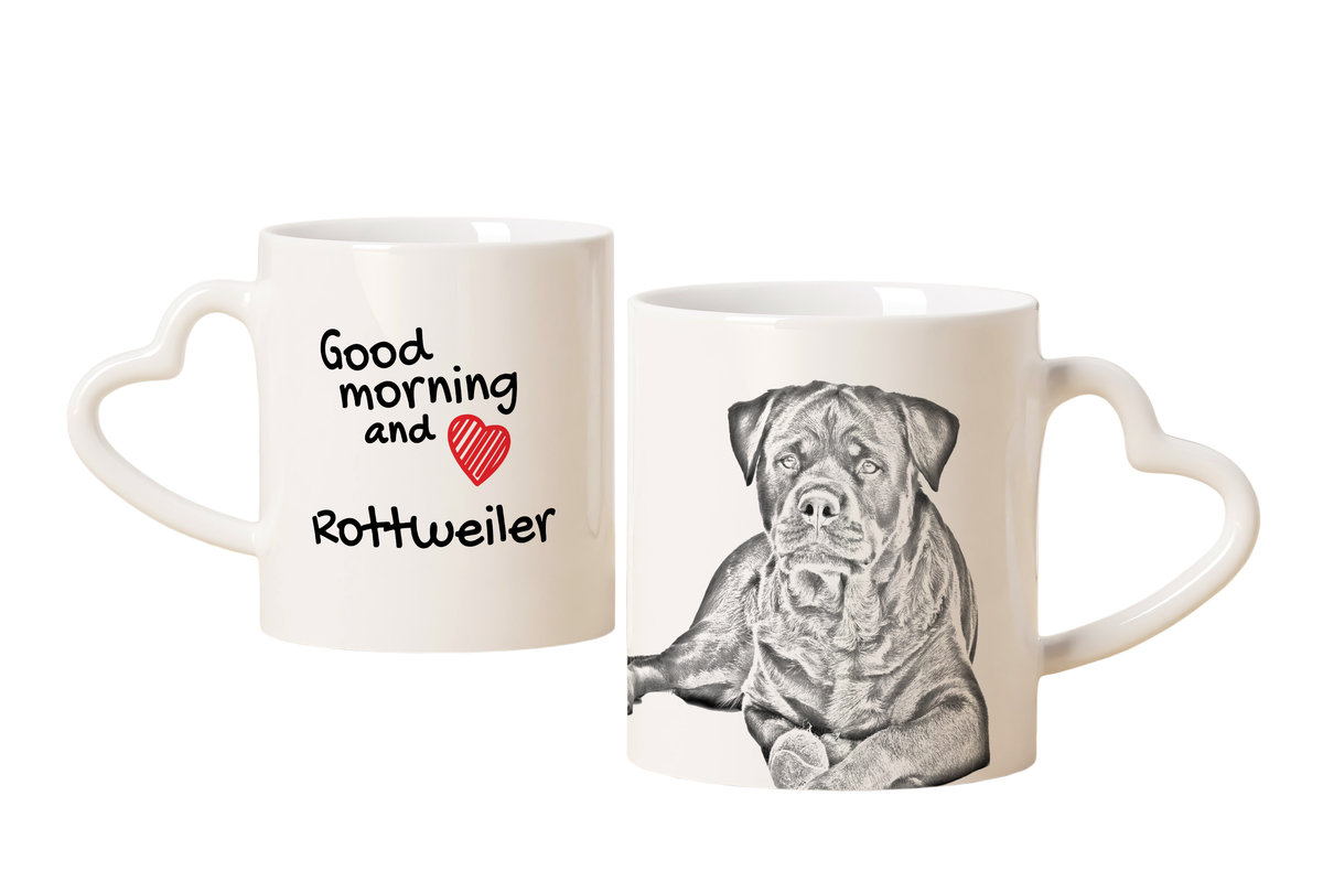 Rottweiler kubek z psem good morning serce Art-Dog - Inna marka | Sklep ...