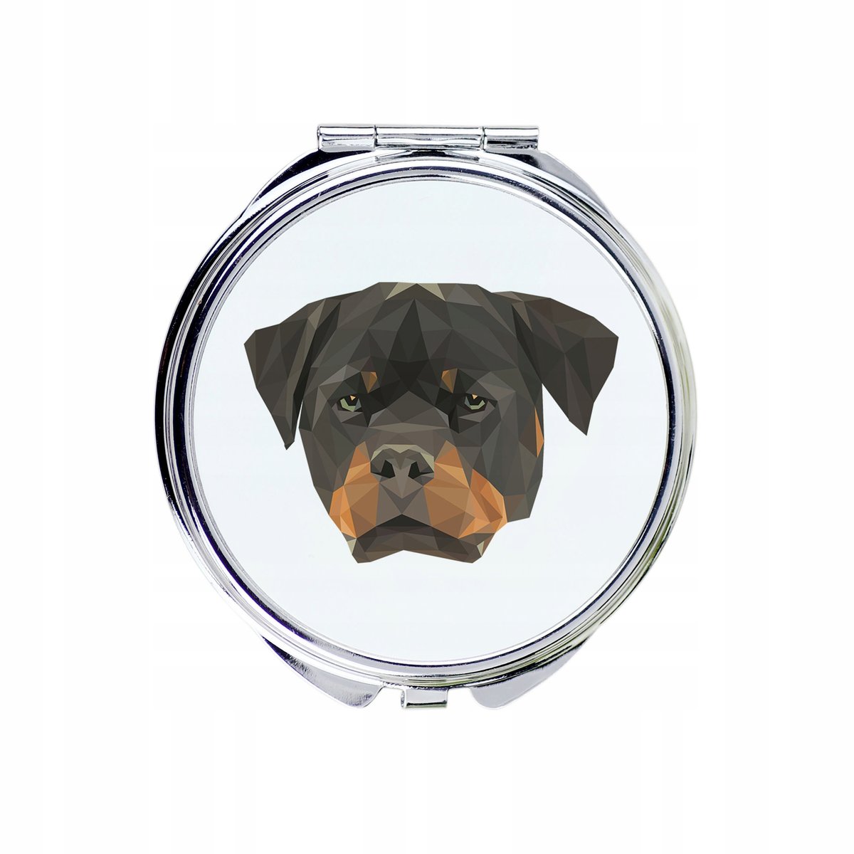 Rottweiler -lusterko ze zdjęciem i napisem geometryczne marki Art-Dog ...