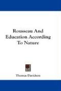 Rousseau And Education According To Nature - Thomas Davidson | Książka ...