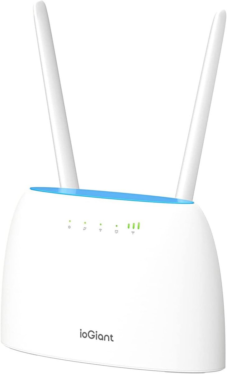 Router ioGiant MR1 AC1200 Dualband 4G LTE Plug & Play WPA LAN/WAN WPS ...