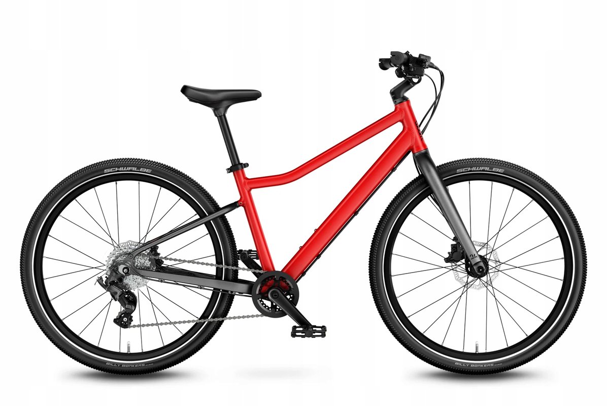 Rower dziecięcy WOOM Explore 5 Czerwony 24" - WOOM | Sport Sklep EMPIK.COM
