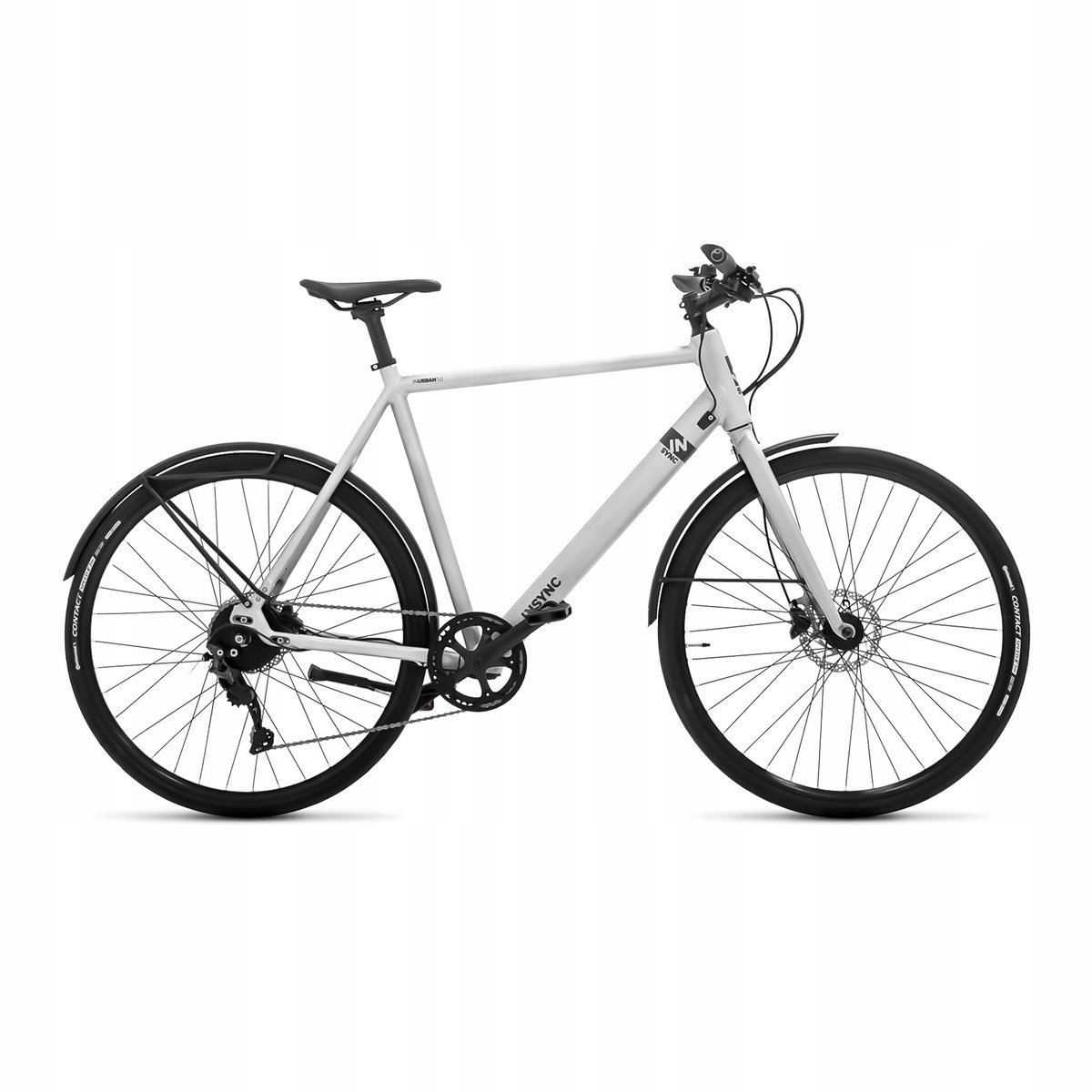 Rower elektryczny INSYNC INURBAN 1.0 PRO Sport [Srebrny, rama L] - Inna ...
