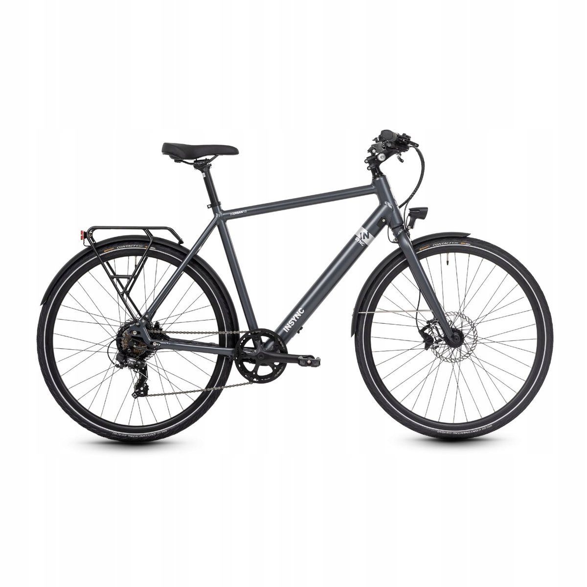 Rower elektryczny INSYNC INURBAN 1.0 Sport [Ciemnoszary, rama M] - Inna ...