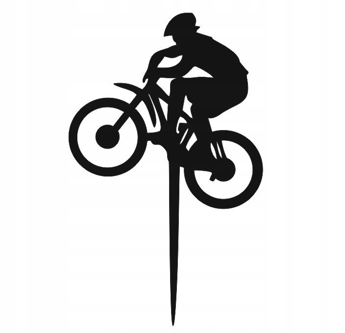 Rower kolarz rowerzysta cyklista topper CZARNY - Pamario | Przyjęcia i ...