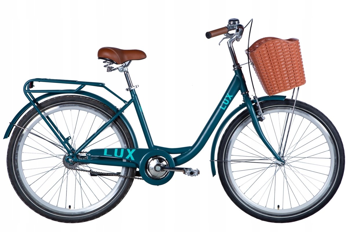 Rower miejski Velotrade LUX rama 17 cali koło 26 " zielony - Dorozhnik ...