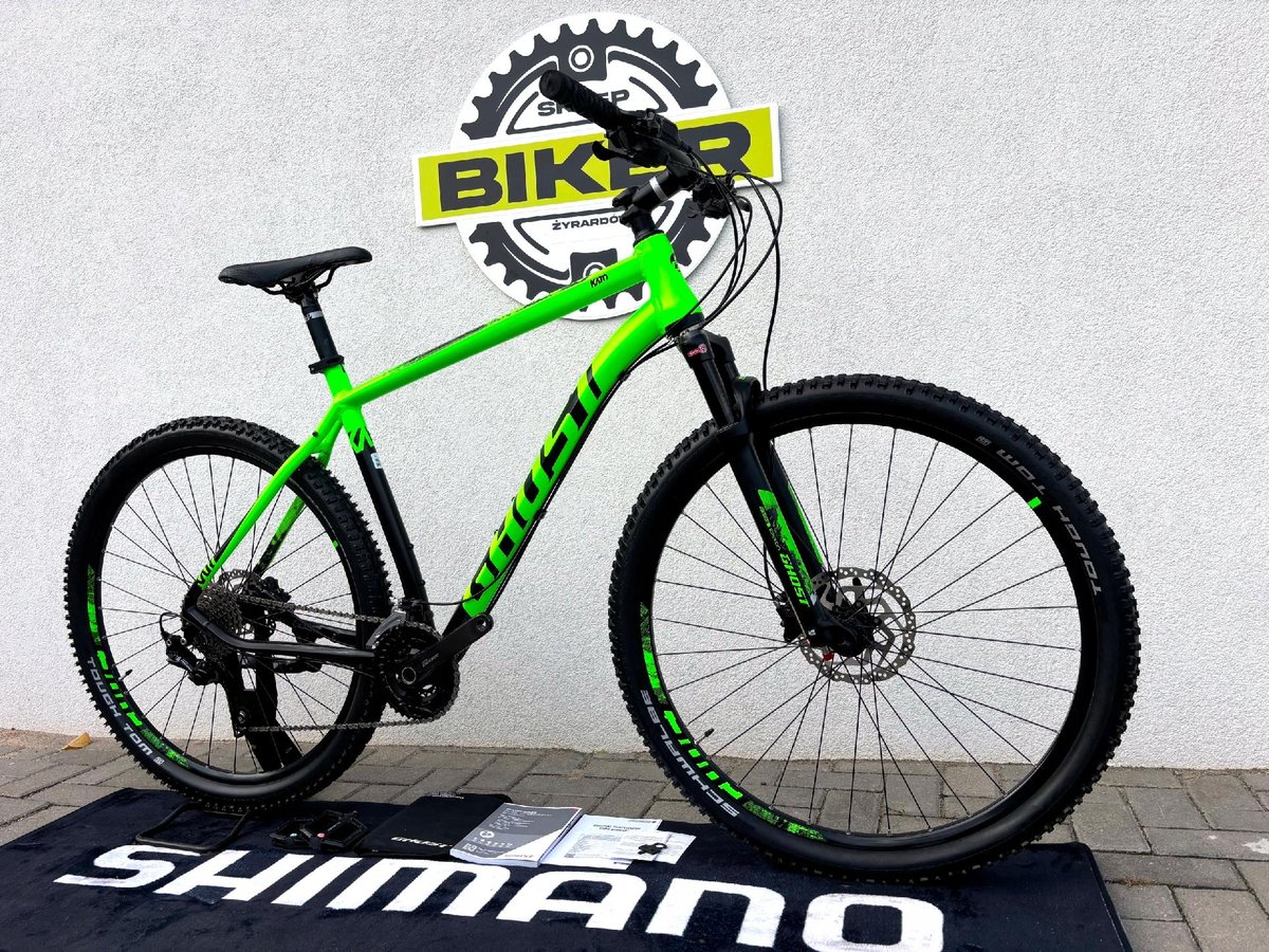 Rower MTB GHOST KATO 29" Rama XL Shimano DEORE 3x10 SR Suntour EPIXON ...