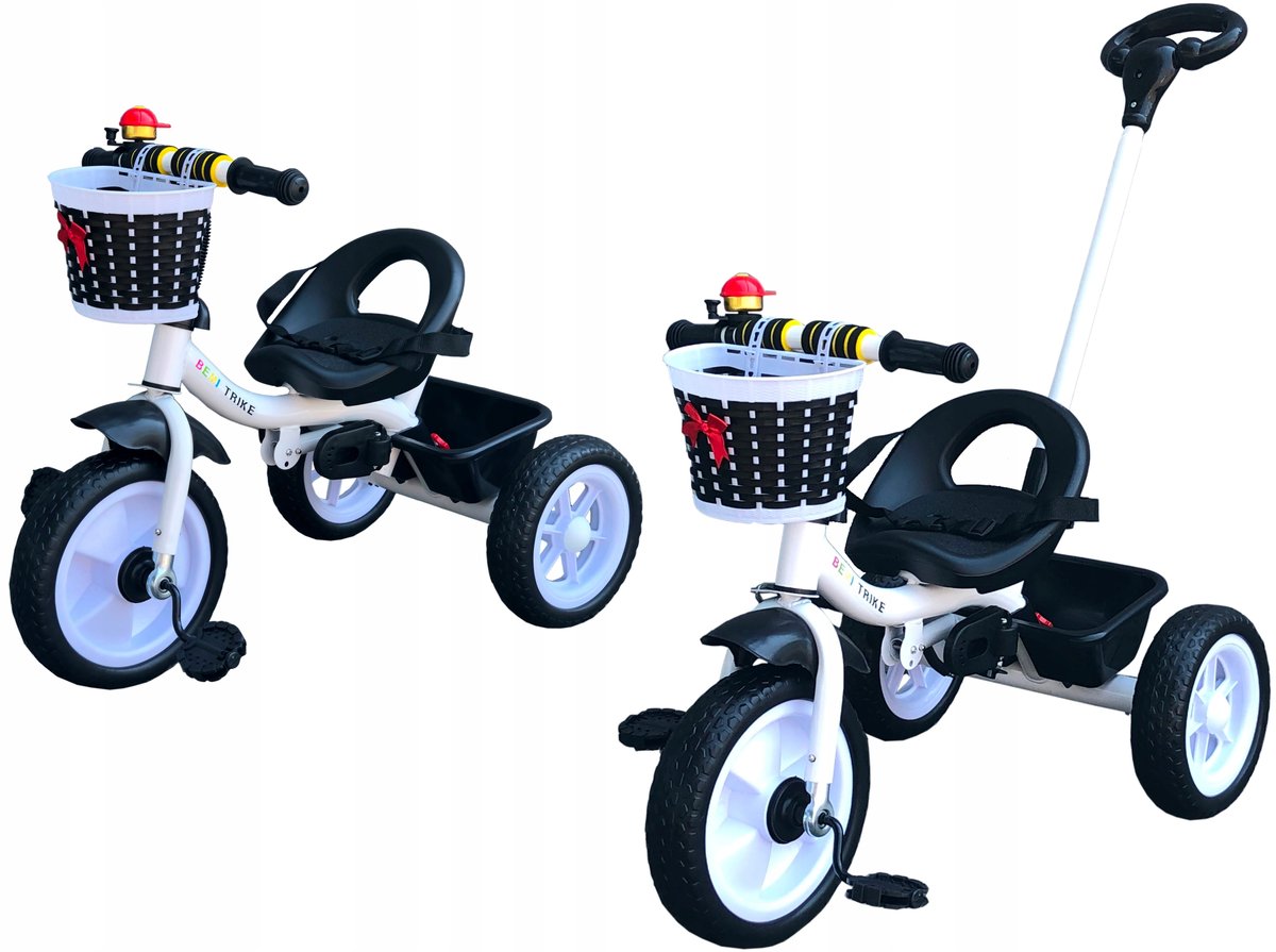 Rower Rowerek Trójkołowy Jeździk Pchacz Lekki 2 Kolory - Bemi | Sklep ...